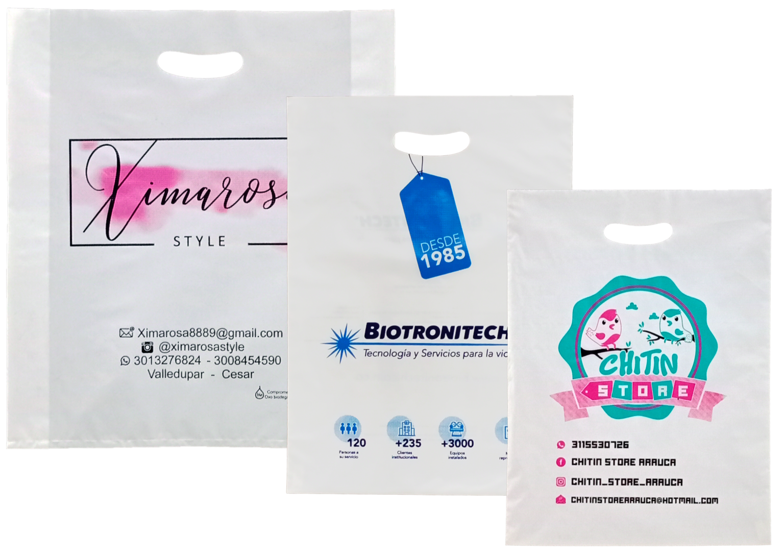 Bolsas troquel ovalo | AAG Bolsas